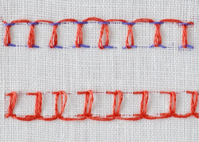 Tutoriel vidéo de broderie au point courant parallèle